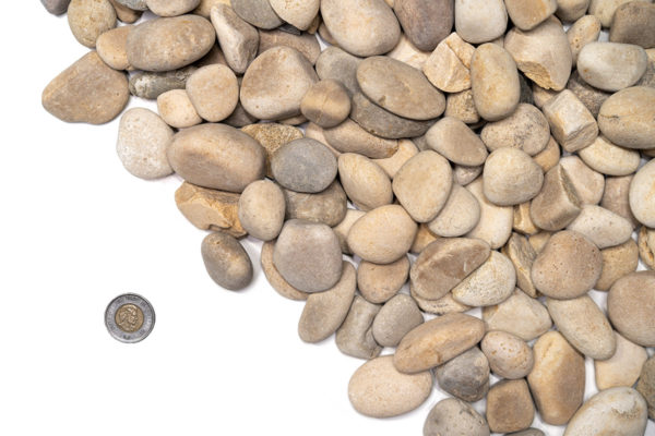 40mm Washed Round Rock - Whyte Ave Landscape Supplies