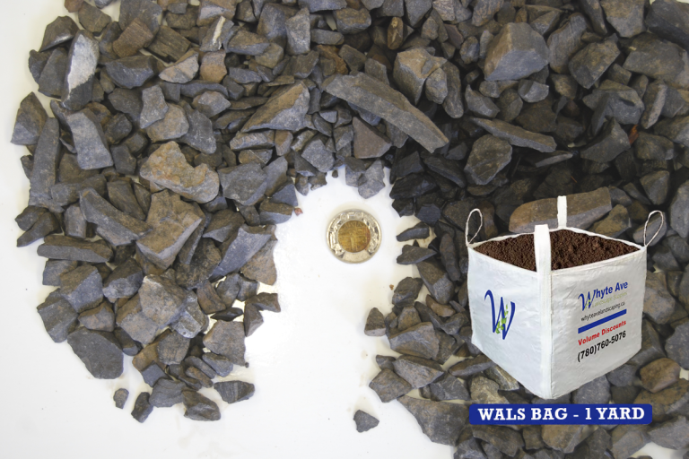 WALS Bag 1 Yard 25mm Rundle Rock - Whyte Ave Landscape Supplies Centre
